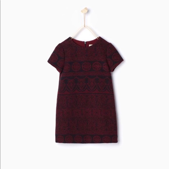 Zara | Dresses | Zara Girls Jacquard Dress 314 Years | Poshmark